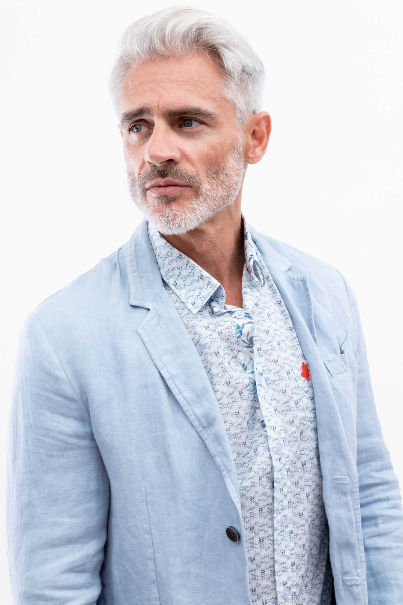 Blazer 2 boutons lin - MCS ex Marlboro Classic's