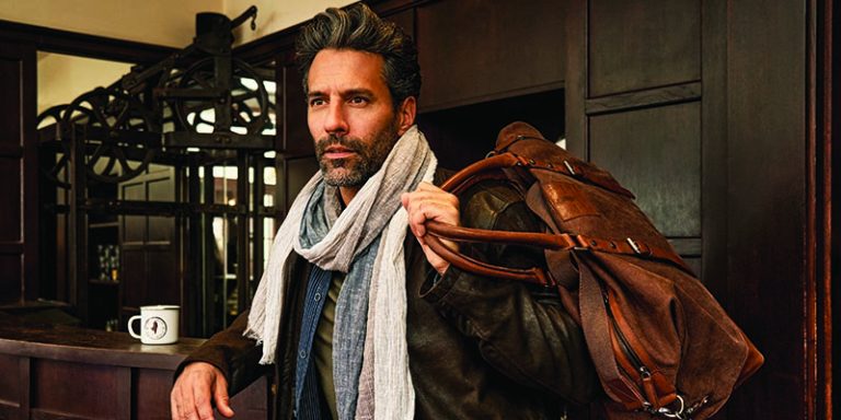 Multi-pocket leather jacket - MCS ex Marlboro Classic's