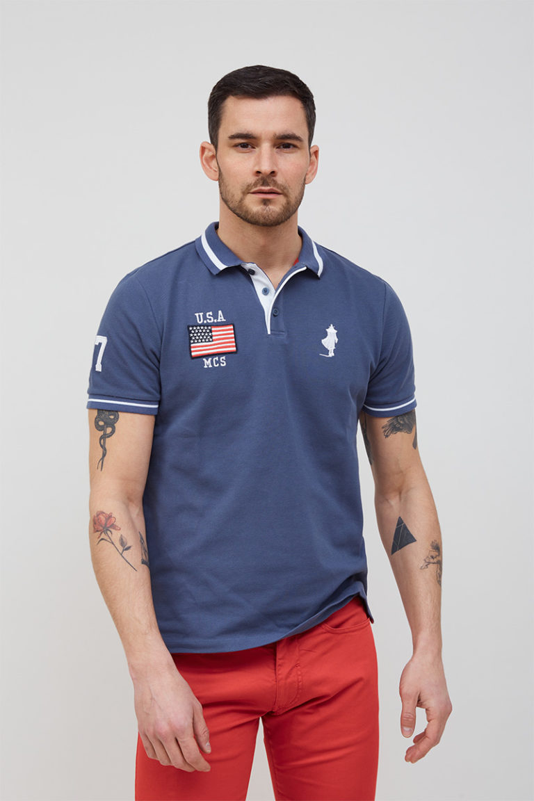 Polo shirt american flag - MCS ex Marlboro Classic's