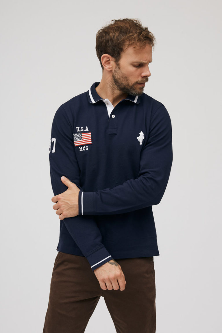 Polo manches longues USA - MCS ex Marlboro Classic's